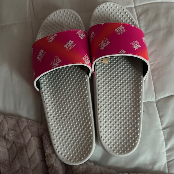 PINK Victoria's Secret | Shoes | Pink Slides | Poshmark